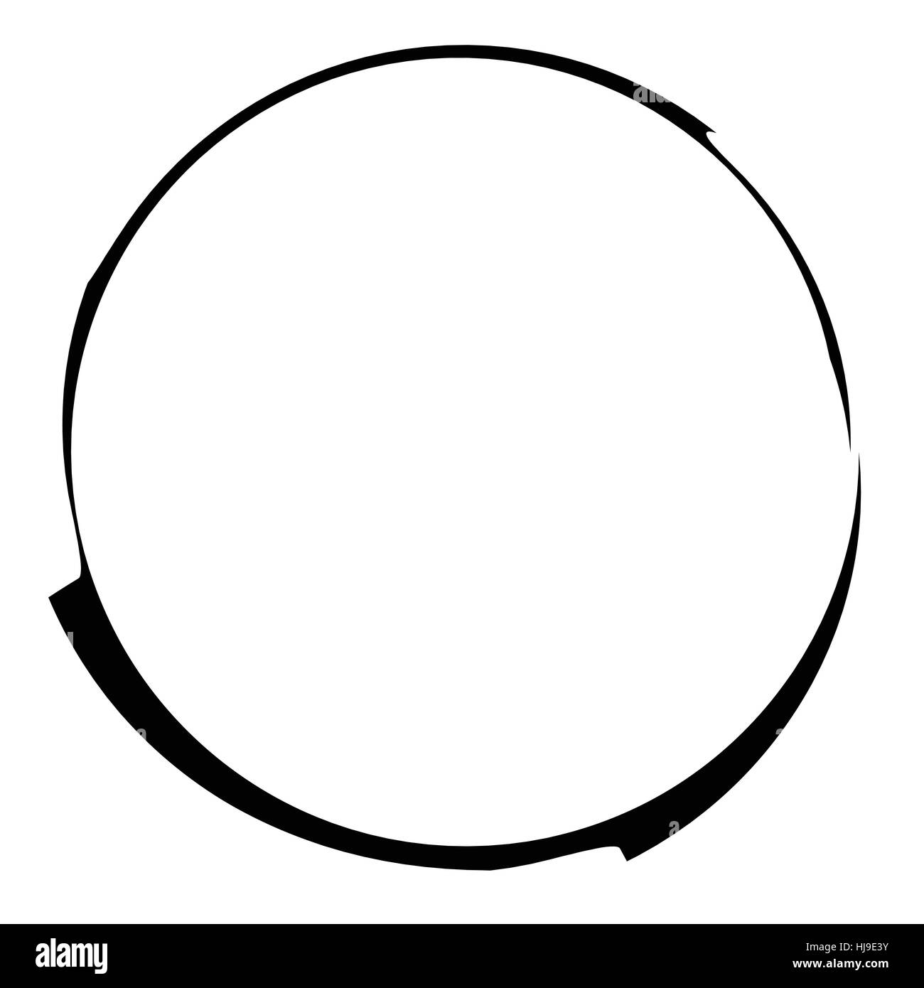 Circle liquid, fluid splash element isolated on white Stock Vector ...