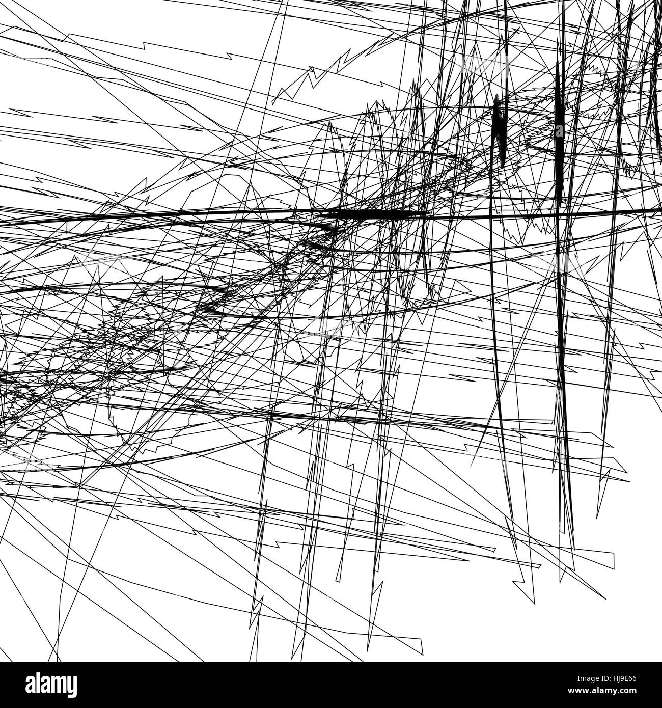 Sketchy Lines Art Image Pattern With Random Scribble Sketchy Intersecting Lines Stock Vector