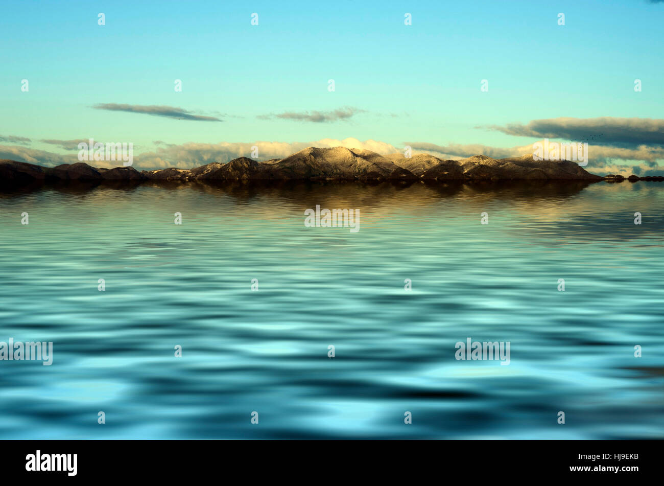 blue, mountains, fresh water, lake, inland water, water, ripple ...