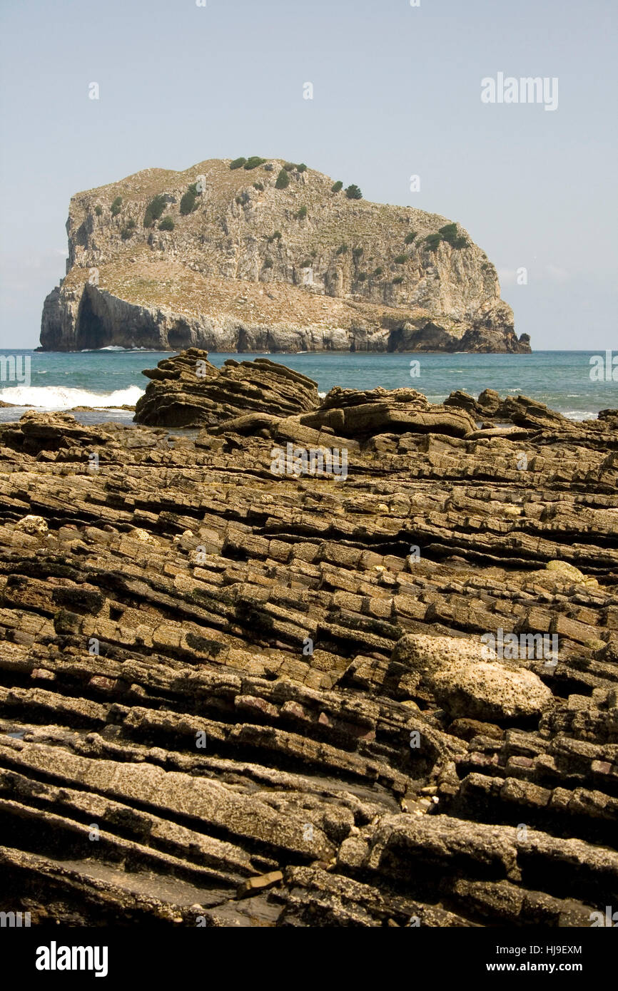 spain, rock, salt water, sea, ocean, water, stone, beach, seaside, the ...