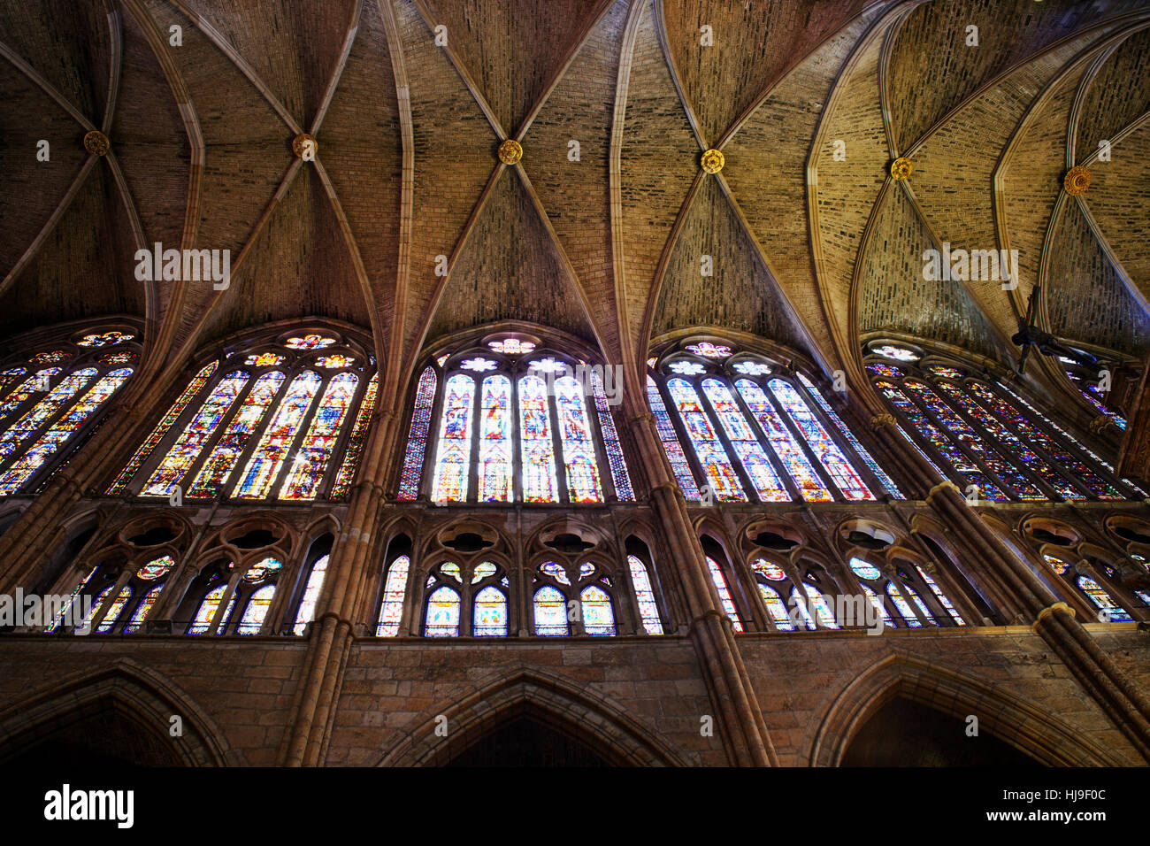 church, cathedral, interior, ceiling, windows, historical, religion ...