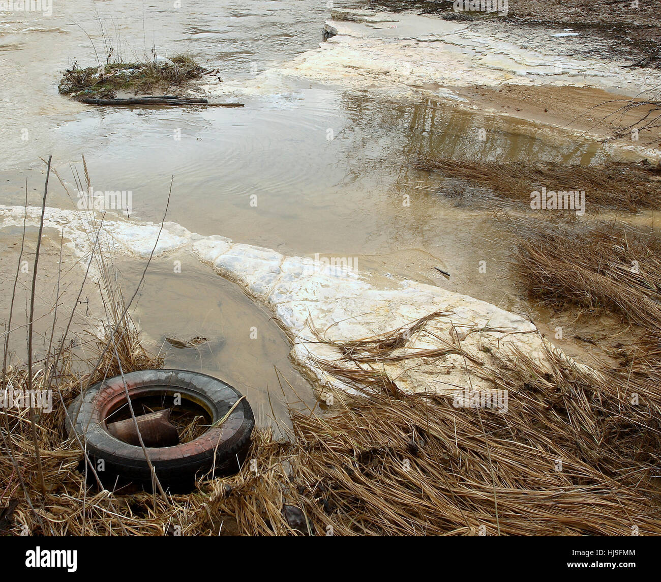Polluted rivers and coastal areas as a result of mining and metallurgy ...