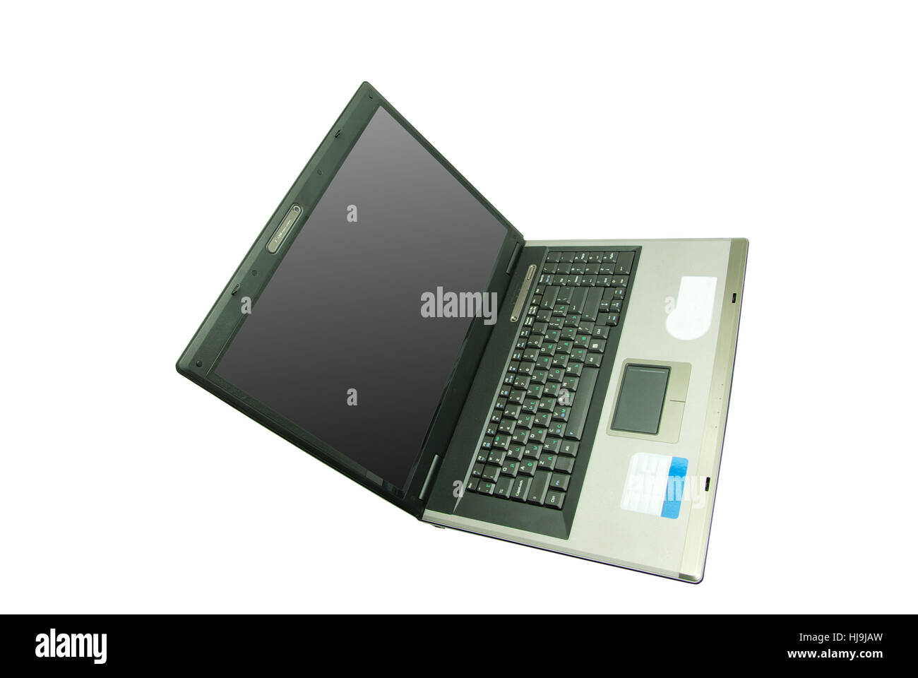 Notebook personal computer on white background Stock Photo - Alamy