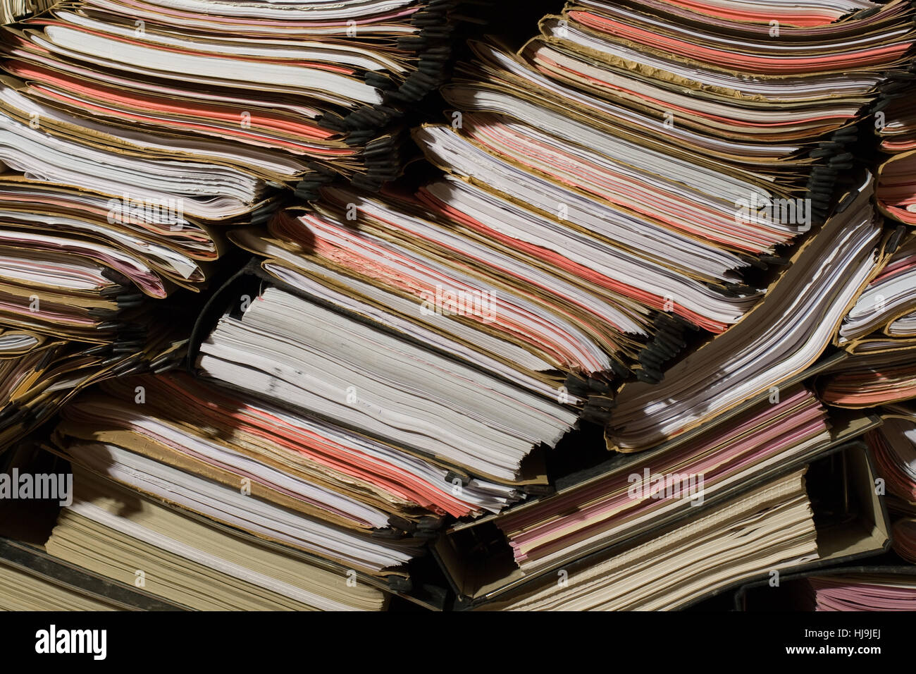 chaos, stack, file, archives, records, paper stack, sheet of paper ...