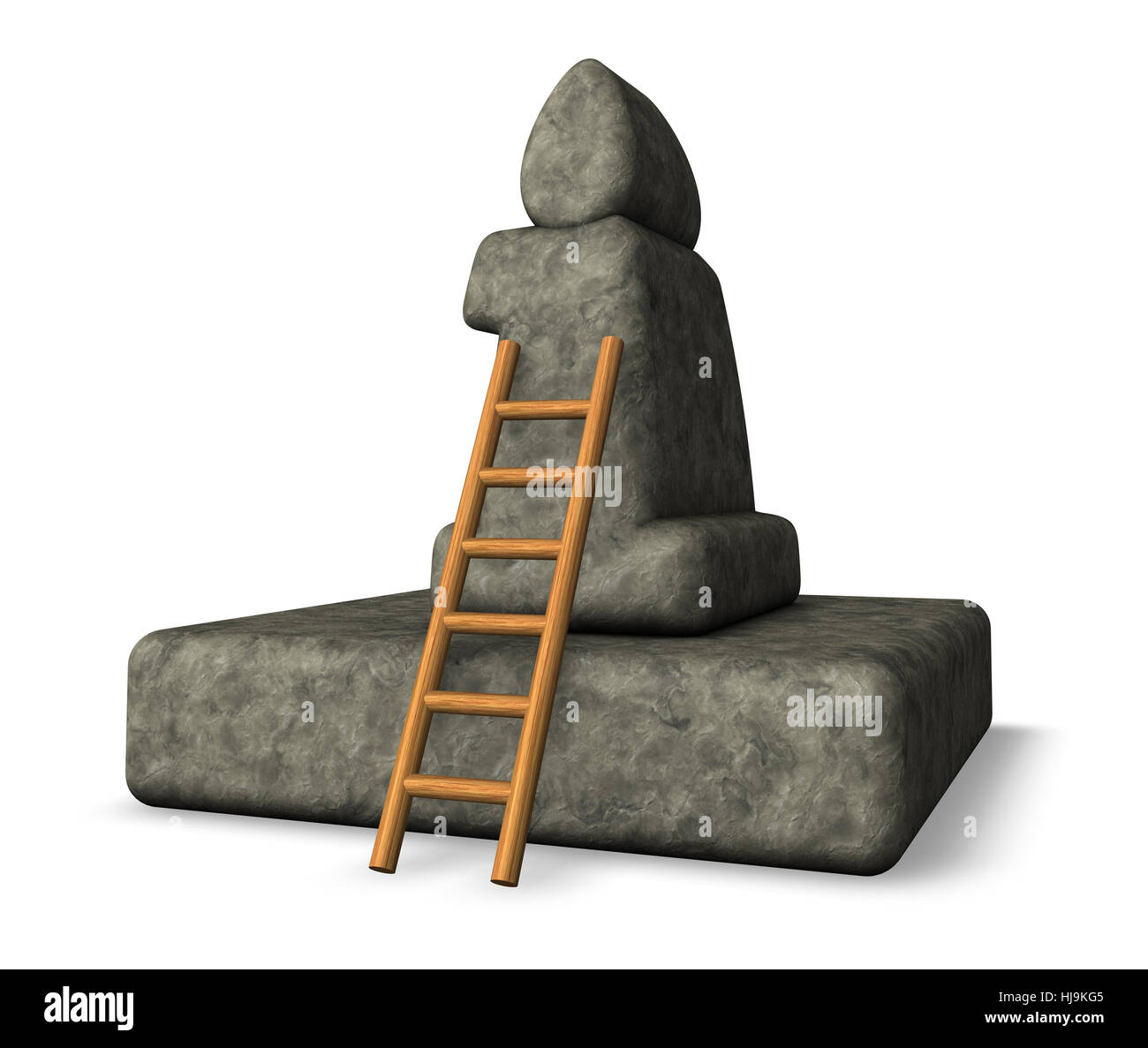 Stone letter ladder hi-res stock photography and images - Alamy