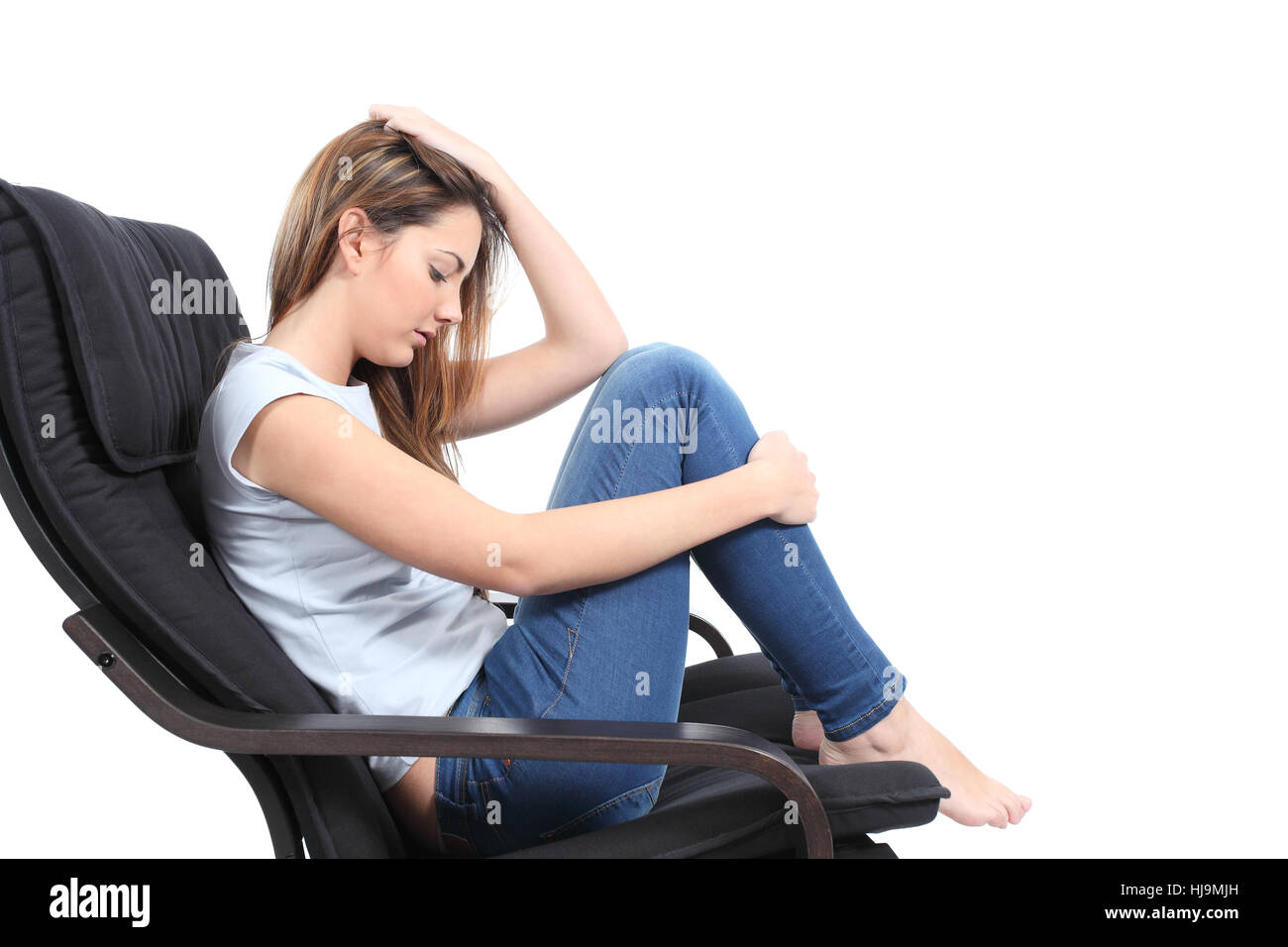 woman, armchair, humans, human beings, people, folk, persons, human ...