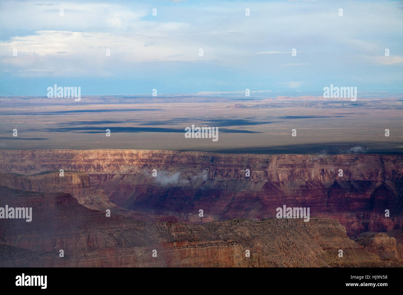 ravine, arizona, natural wonder, thunderclouds, blue, big, large ...