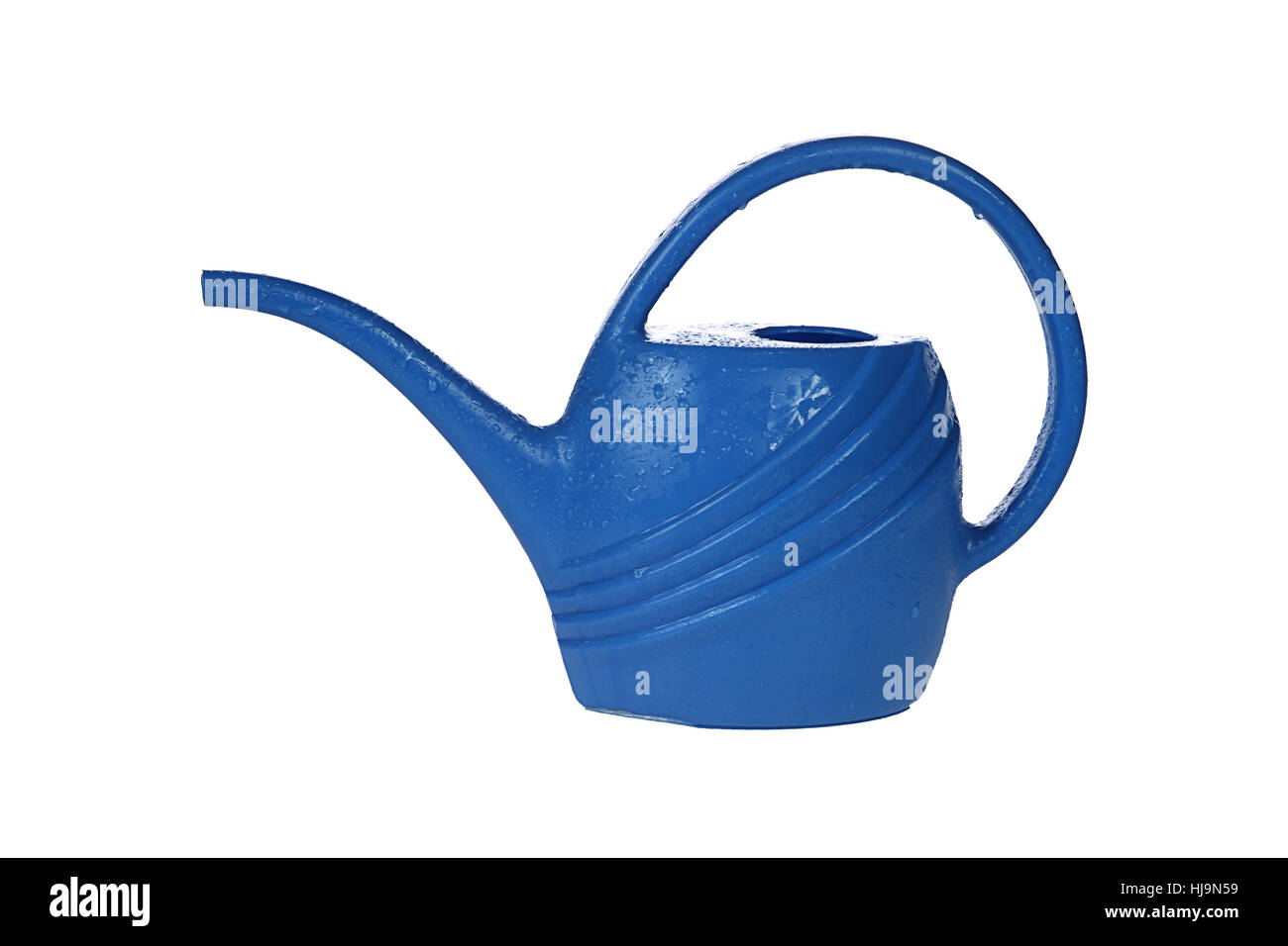 blue watering can Stock Photo - Alamy