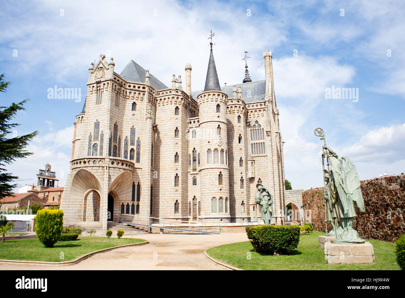 spain, building, tower, historical, religion, church, monument, park ...