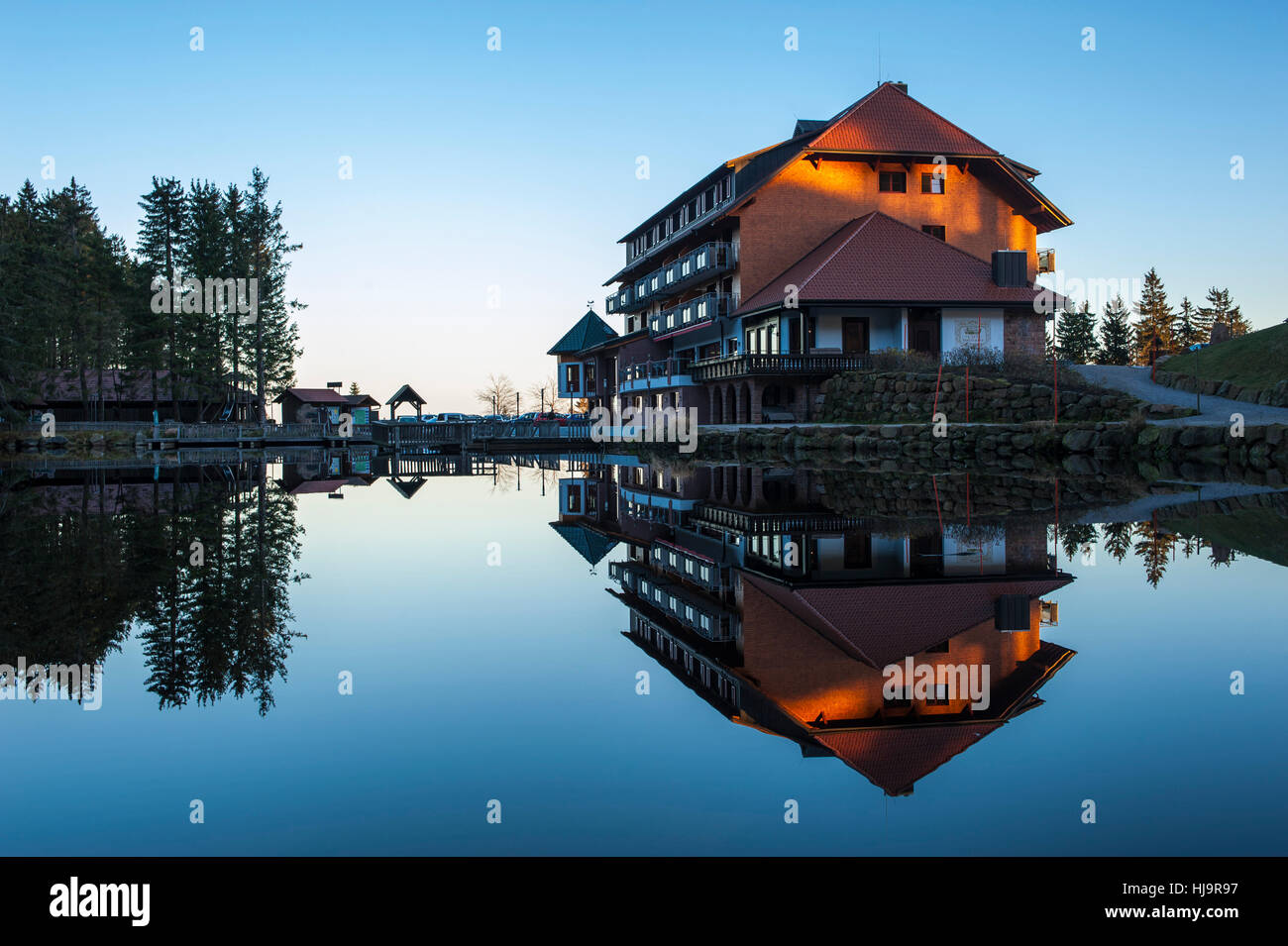 Mummelsee berg hotel seebach hi-res stock photography and images - Alamy