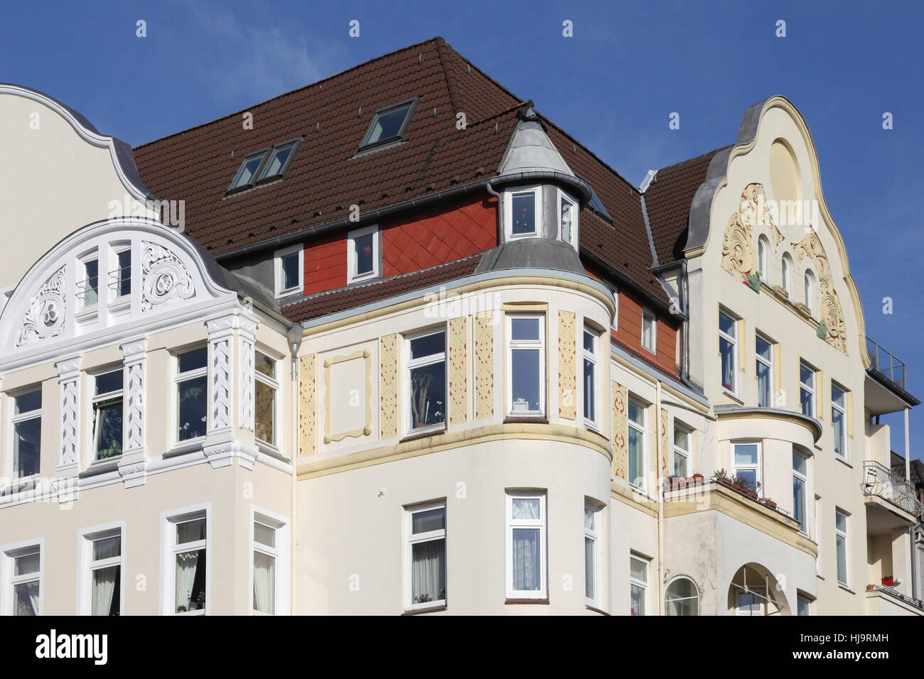 art nouveau villa Stock Photo - Alamy