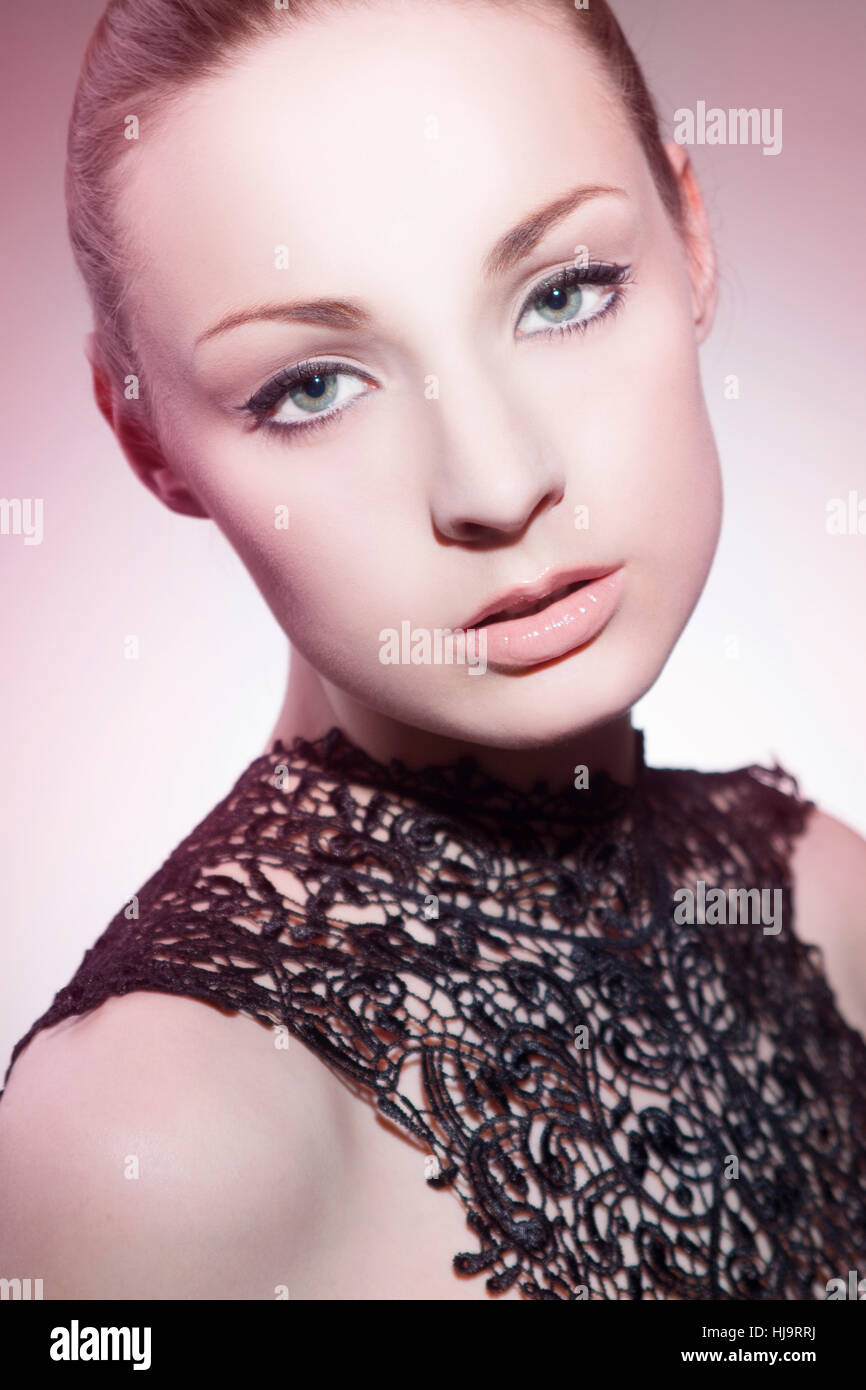 woman, face, look, glancing, see, view, looking, peeking, looking at ...