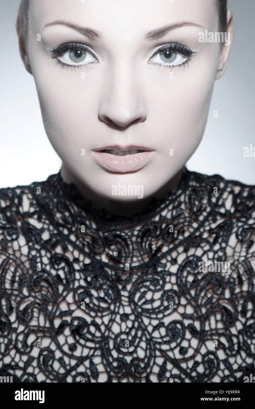 woman, face, look, glancing, see, view, looking, peeking, looking at ...