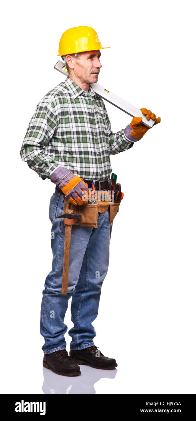 One portrait standing senior laborer hi-res stock photography and ...