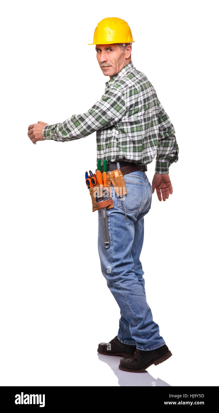 portrait, carpenter, plumber, foreman, handyman, workers, laborer ...