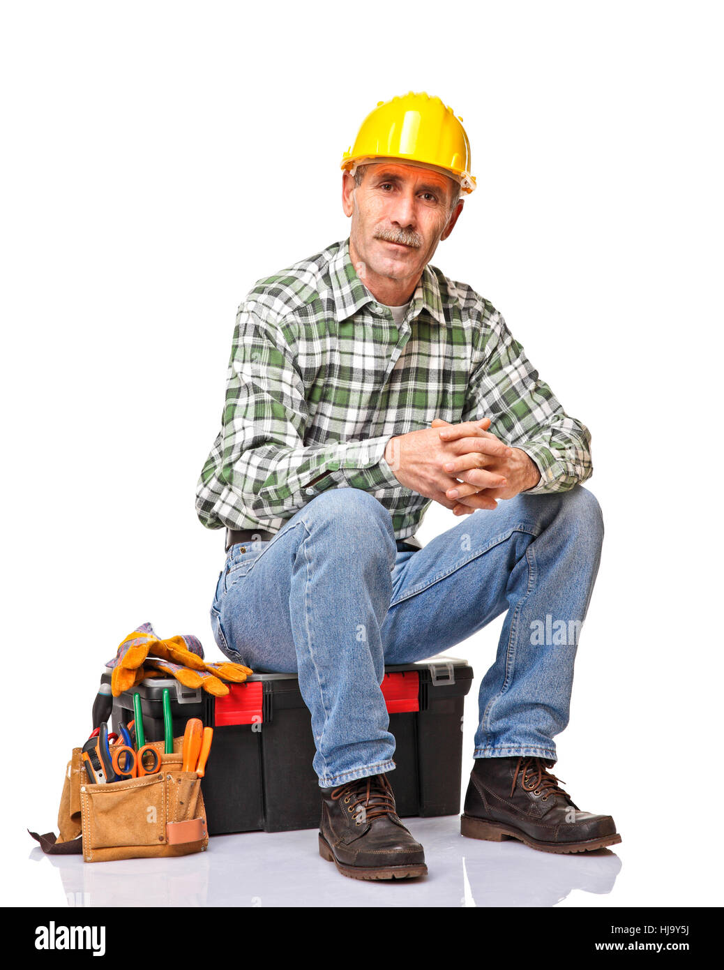 One portrait standing senior laborer hi-res stock photography and ...