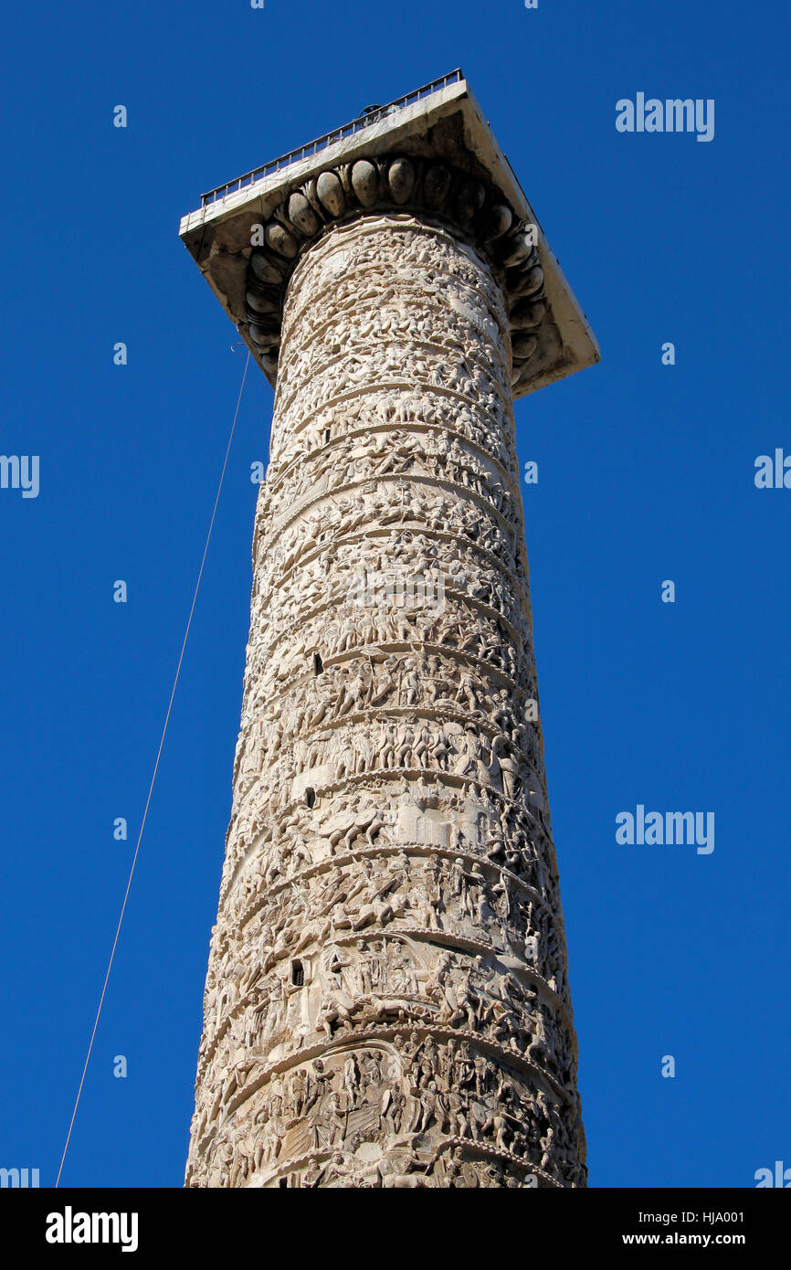column of marcus aurelius Stock Photo - Alamy