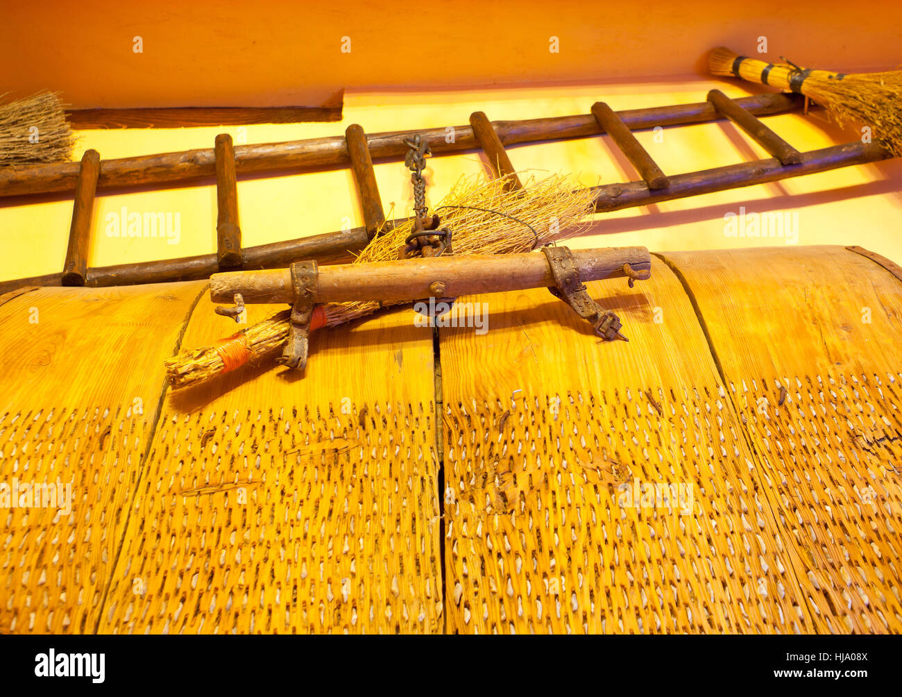 wall, farm, rural, peasant, scale, tools, wood, wall, farm, antiques ...