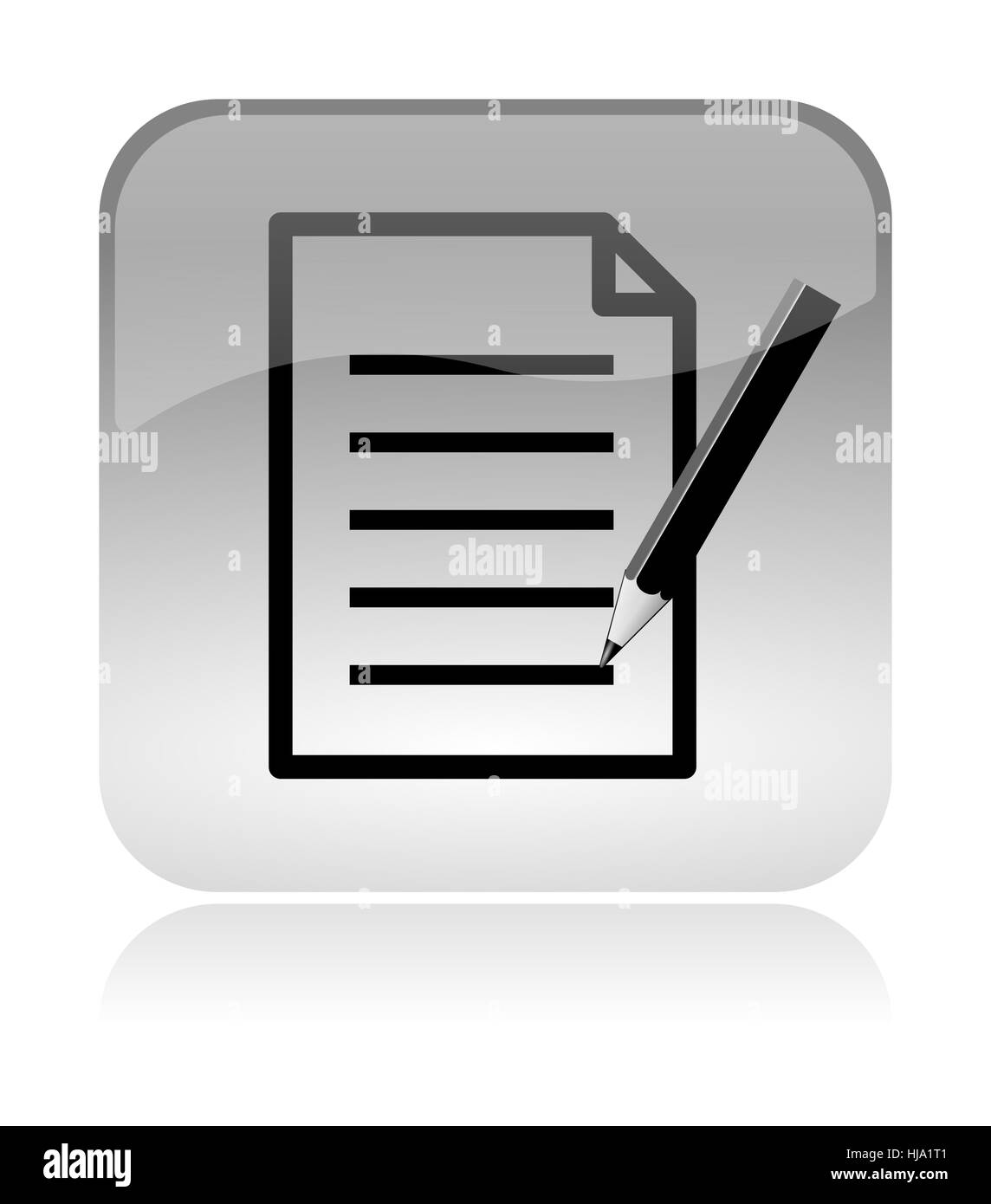 Fill form and document white, transparent and glossy web interface icon ...