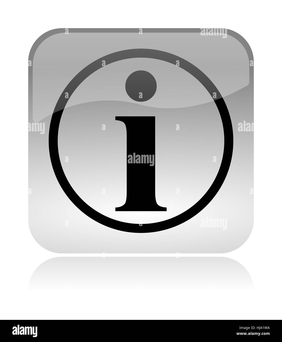 Information, info, white, transparent and glossy web interface icon ...
