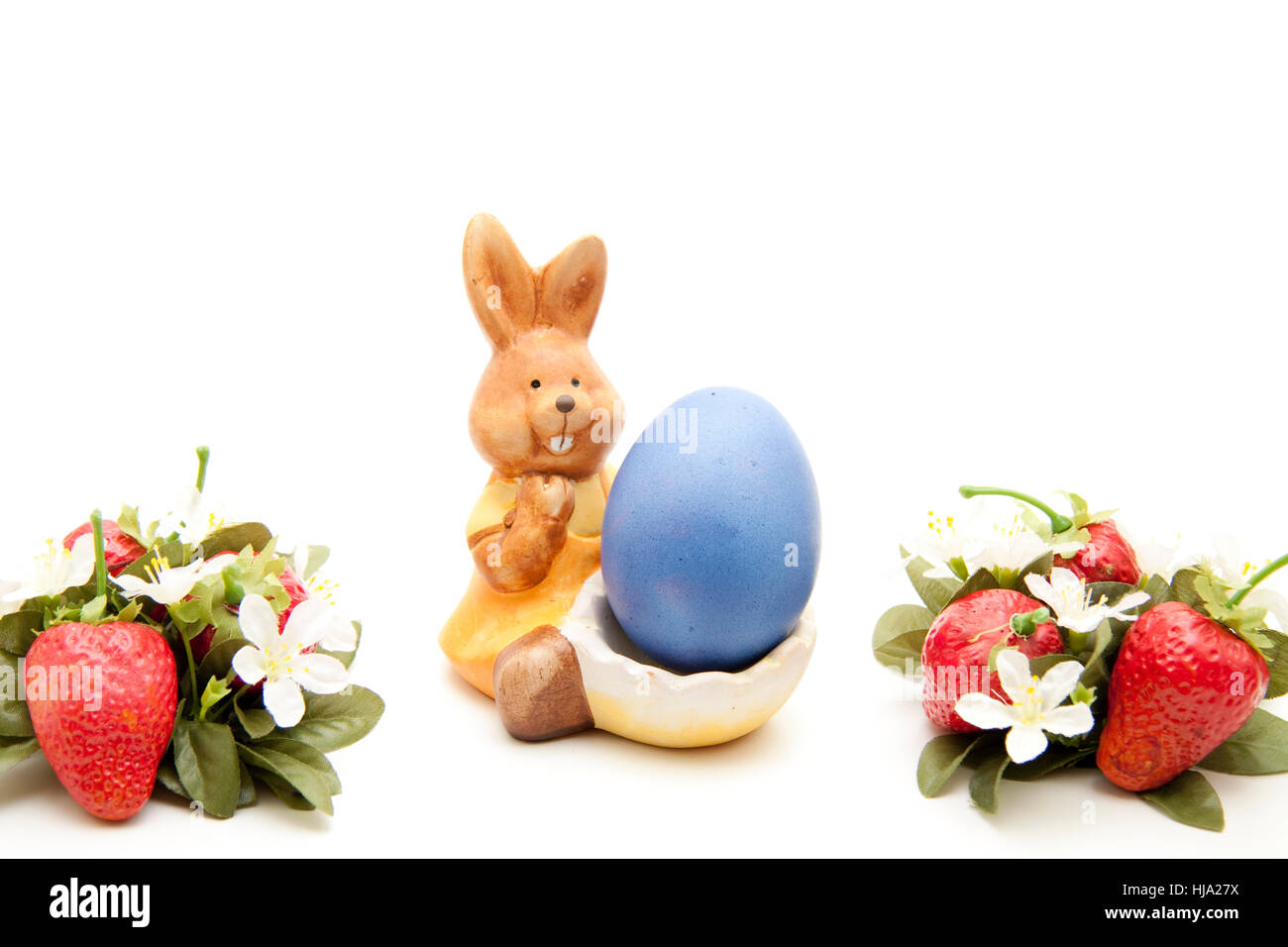 easter egg with easter bunny Stock Photo - Alamy