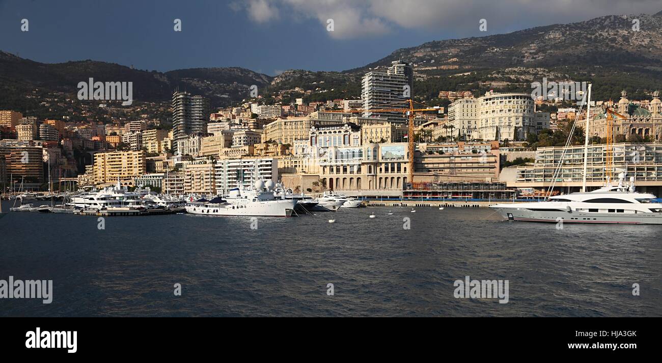 city, town, coast, monaco, salt water, sea, ocean, water, shore, travel ...