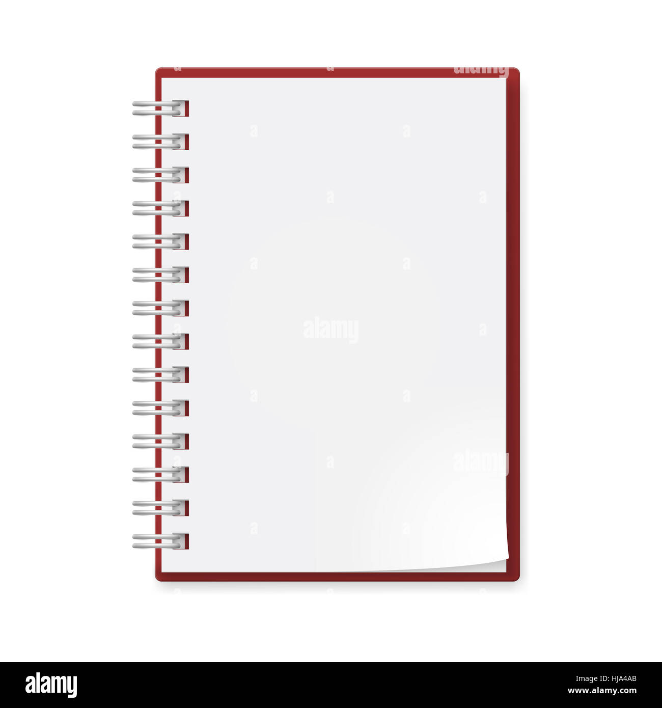 Notebook. Illustration on white background for creative design Stock ...