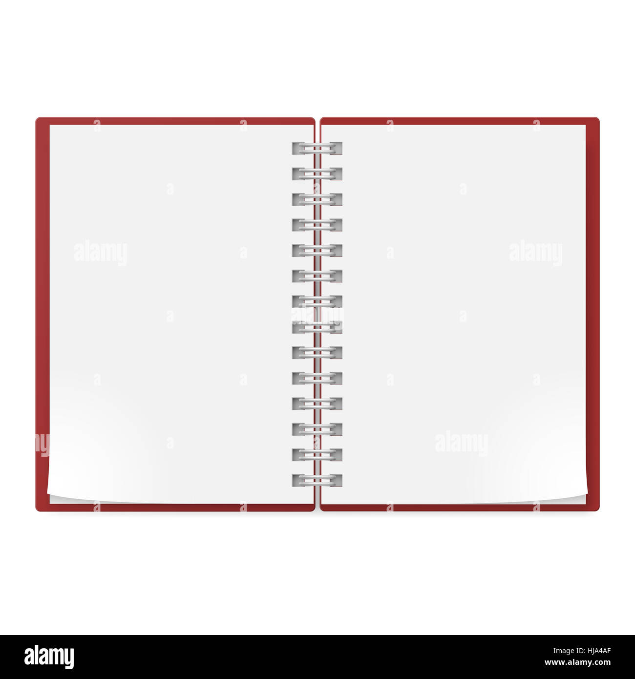 Realistic notebook . Illustration on white background for creative ...