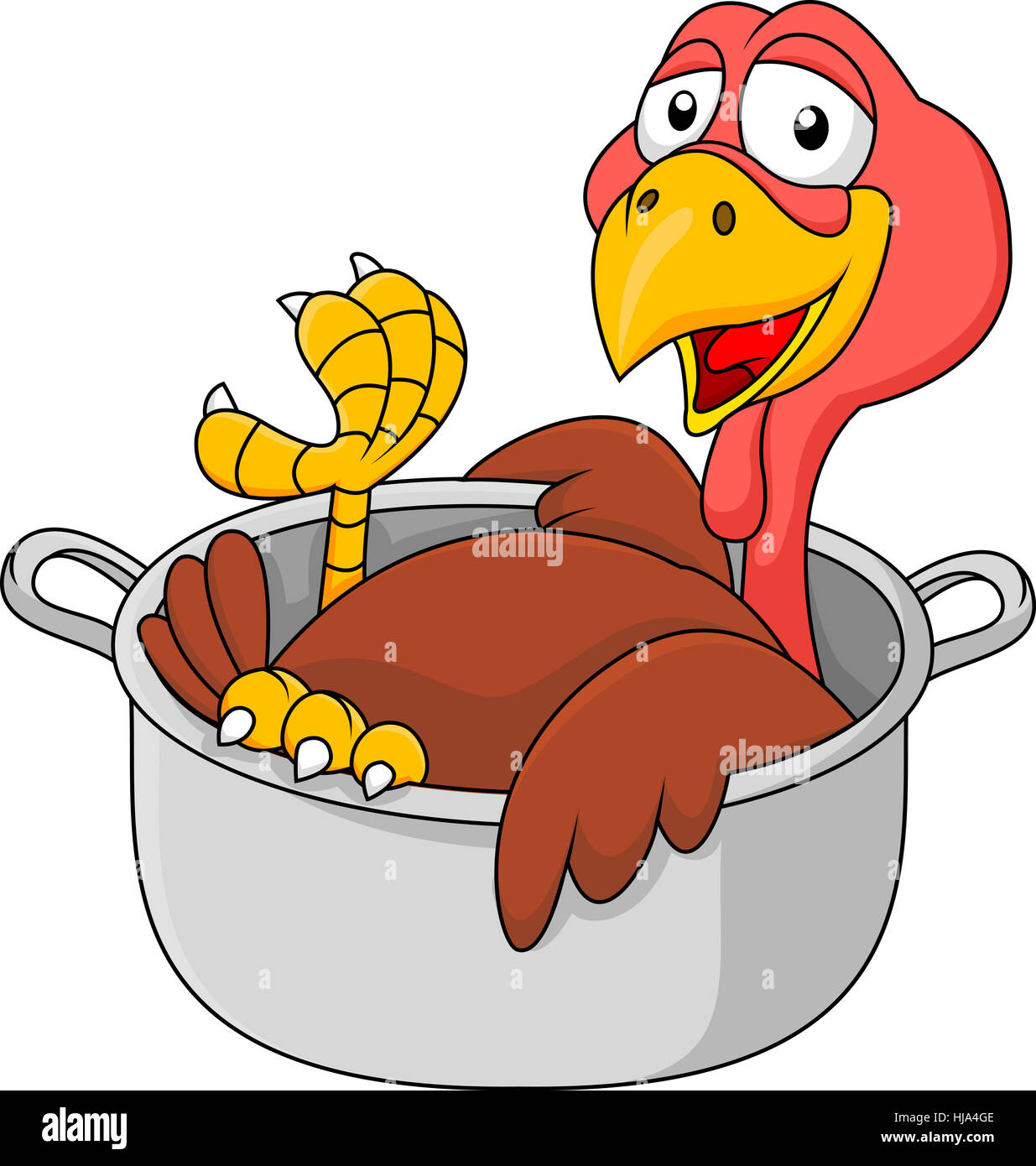 Cooked Chicken Cartoon