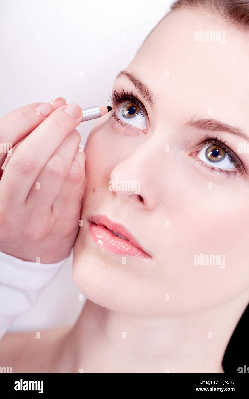 woman, beautiful, beauteously, nice, feminine, female, face, eye, organ ...