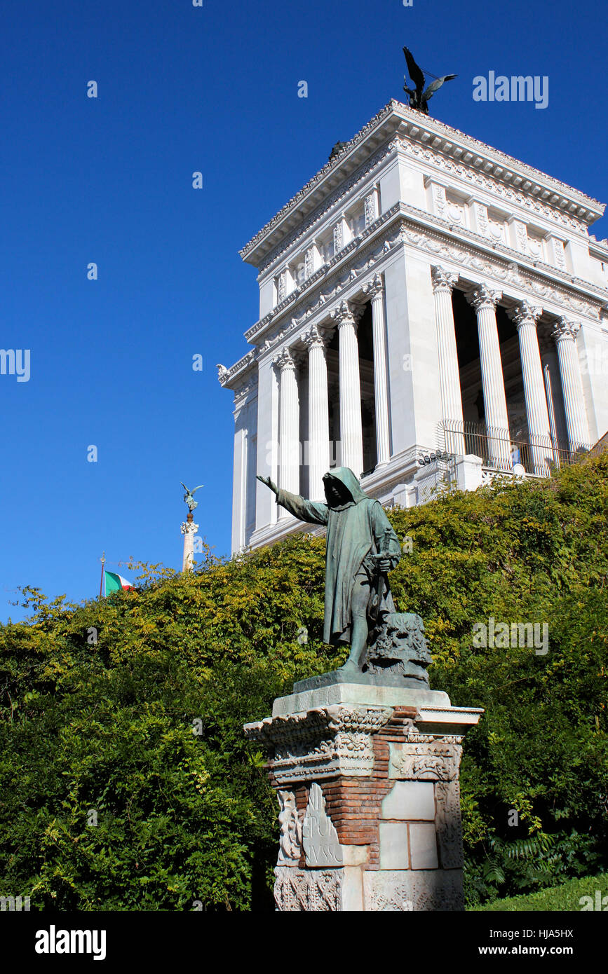 historical, statue, Rome, roma, pilgrim, italy, historical, statue ...