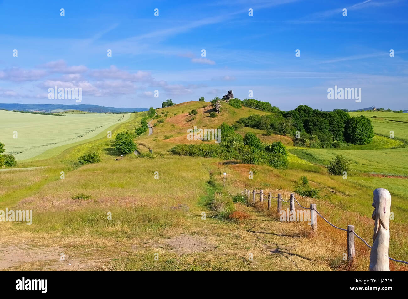 the Devils Wall in Harz Mountains, Germany Stock Photo - Alamy