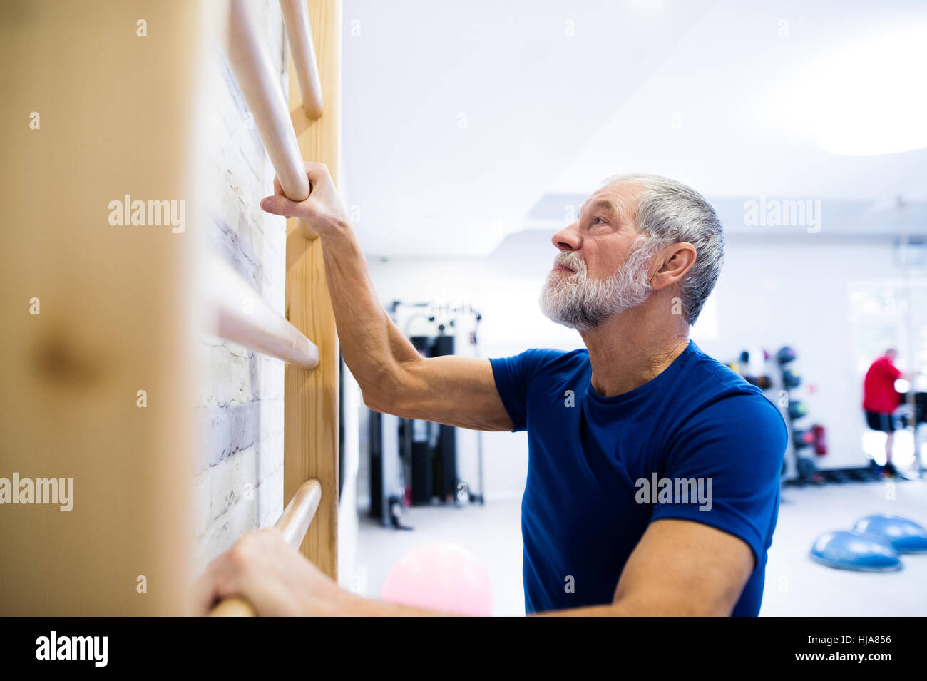 Man hands up on wall hi-res stock photography and images - Alamy