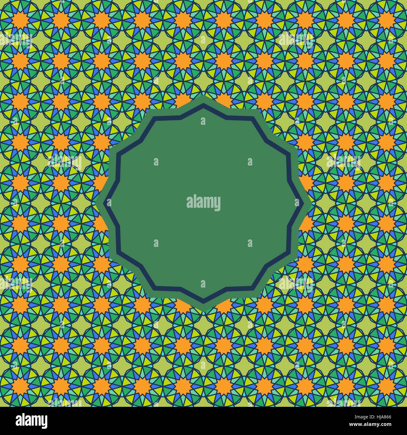 Abstract pattern in Arabian style. Seamless vector background Stock ...