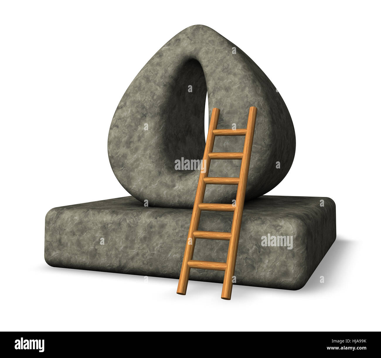 Plinth ladder hi-res stock photography and images - Alamy