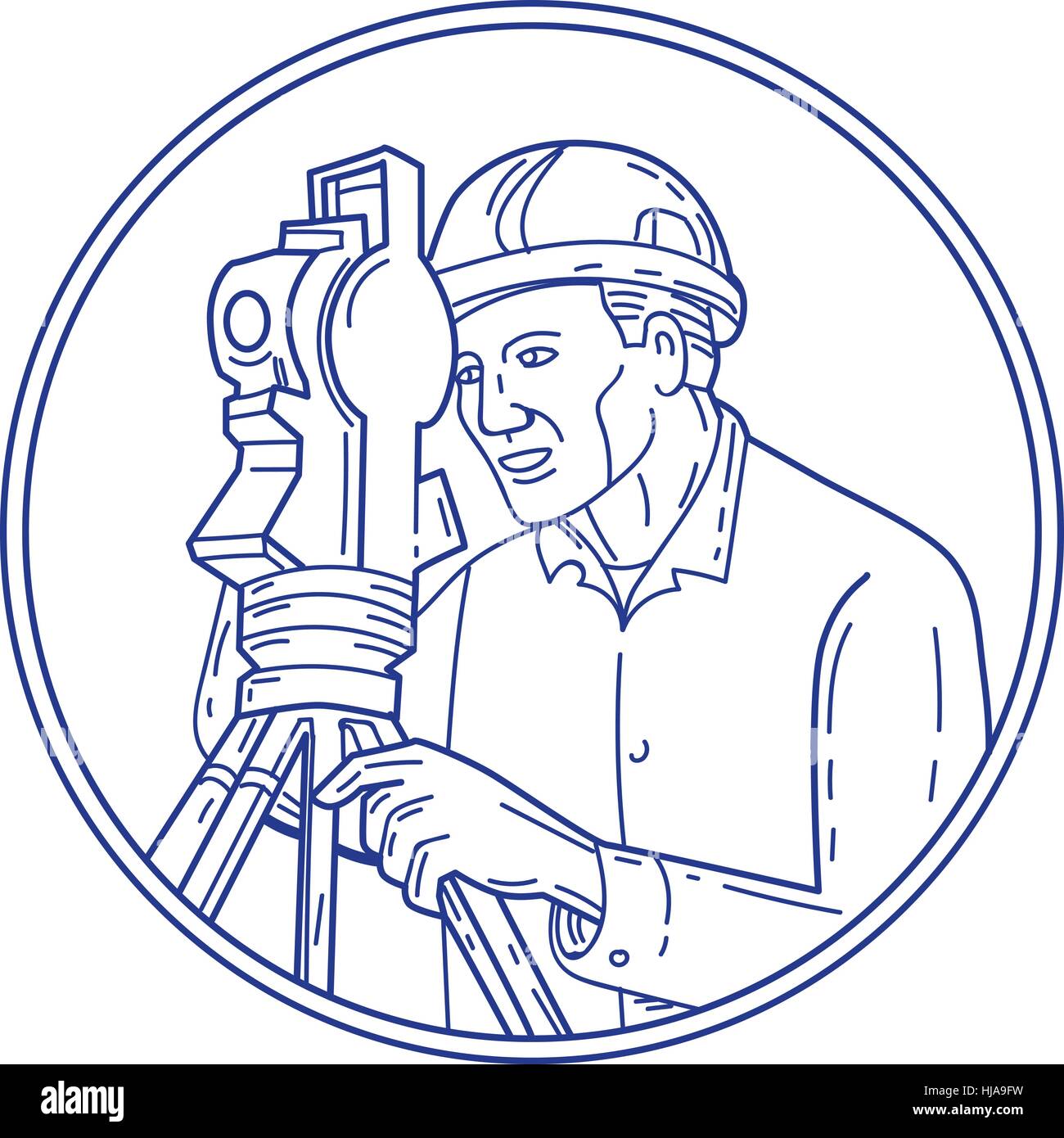 Geodetic surveyor Stock Vector Images - Alamy