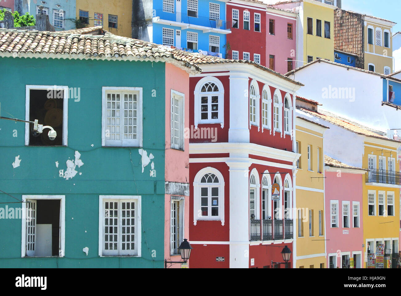 brazil, houses, coloured, colourful, gorgeous, multifarious, richly ...