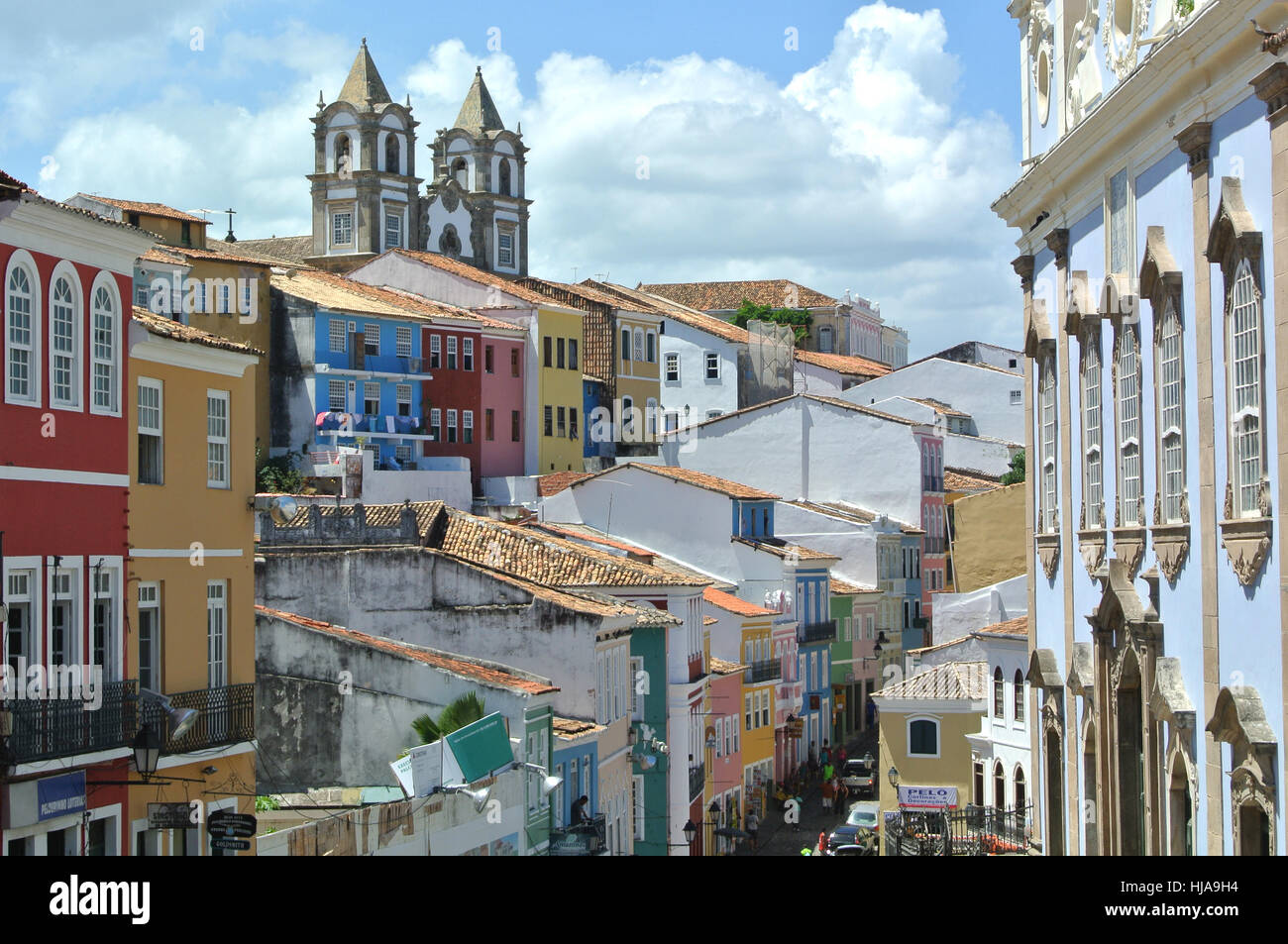 church, brazil, south america, houses, church, coloured, colourful ...