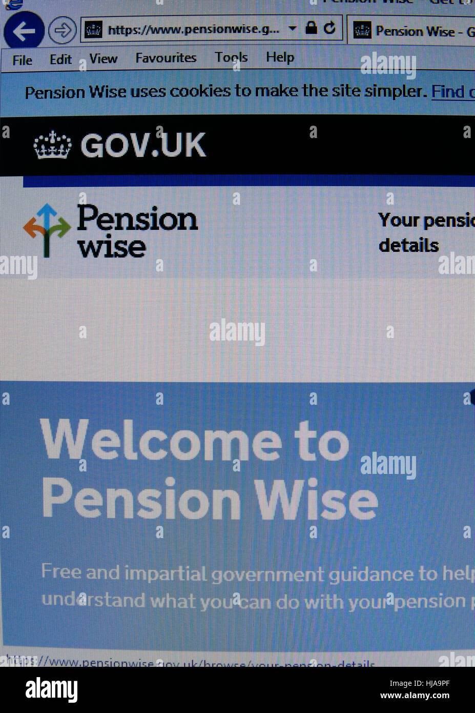 Pension wise uk hi-res stock photography and images - Alamy