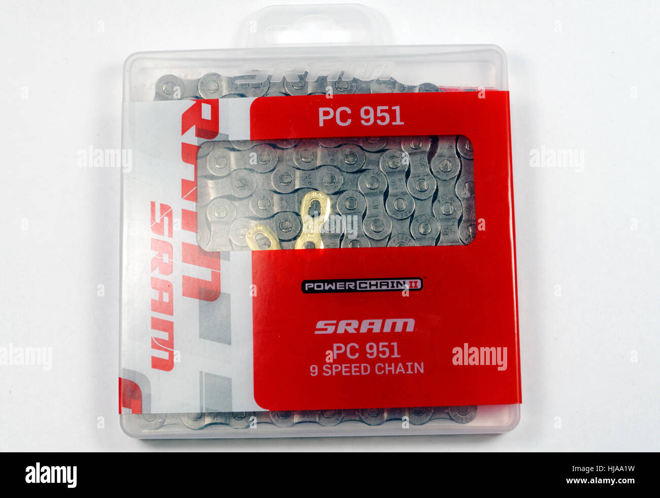 Sram 9 speed bicycle chain Stock Photo - Alamy