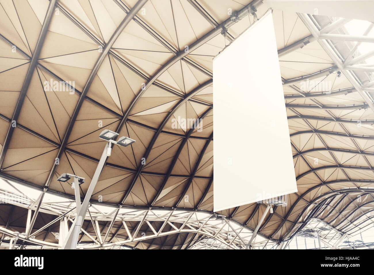 blank advertising poster Stock Photo - Alamy