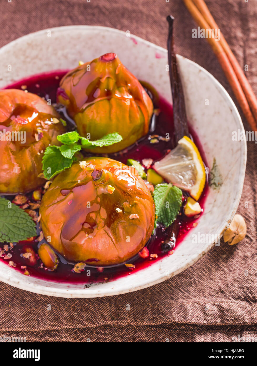 Figs honey in white hi-res stock photography and images - Alamy