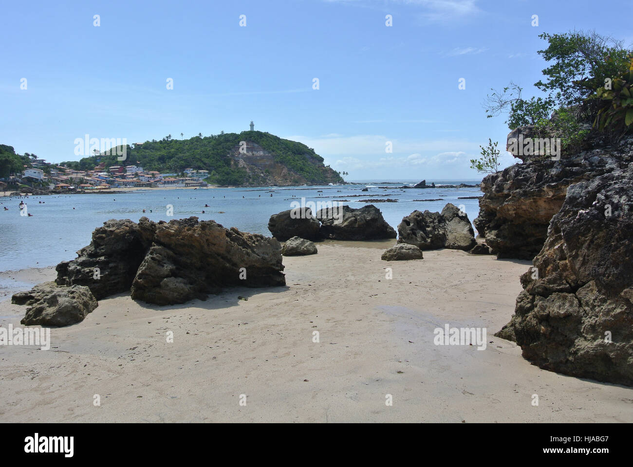 beach, seaside, the beach, seashore, rock, brazil, isle, island, beach ...