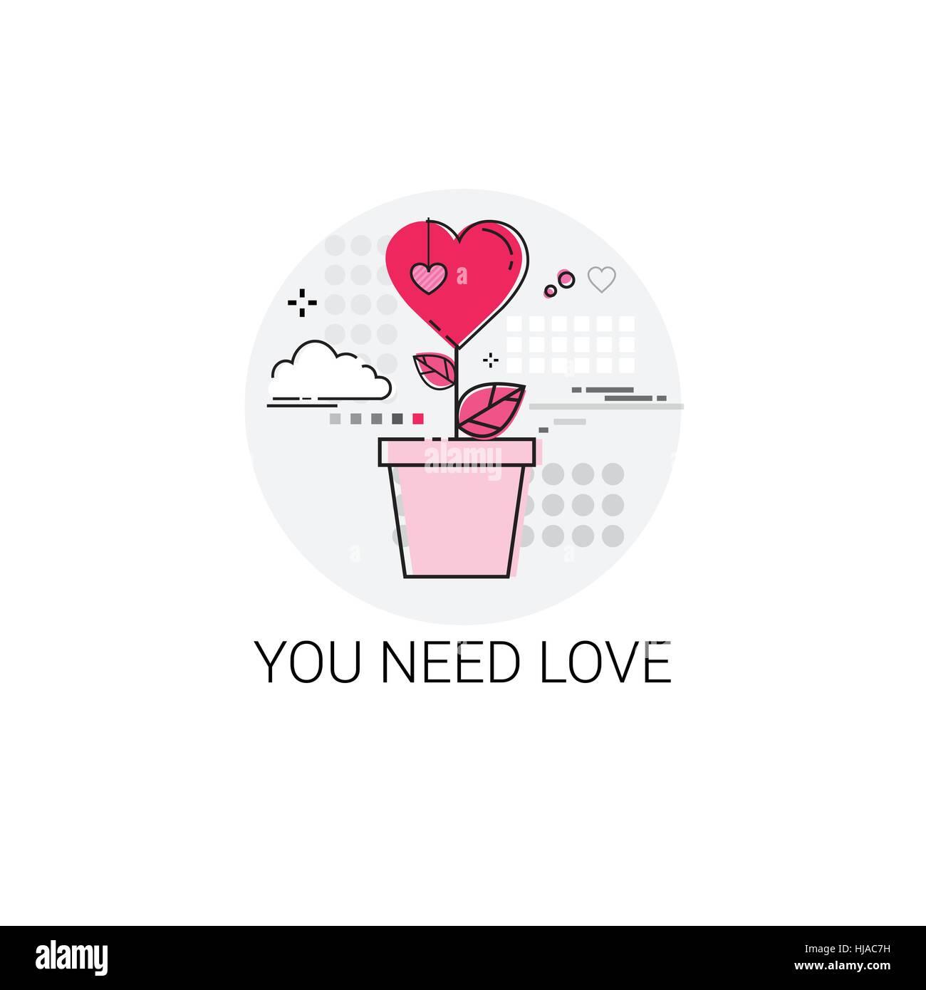 Together forever valentine day Cut Out Stock Images & Pictures - Alamy