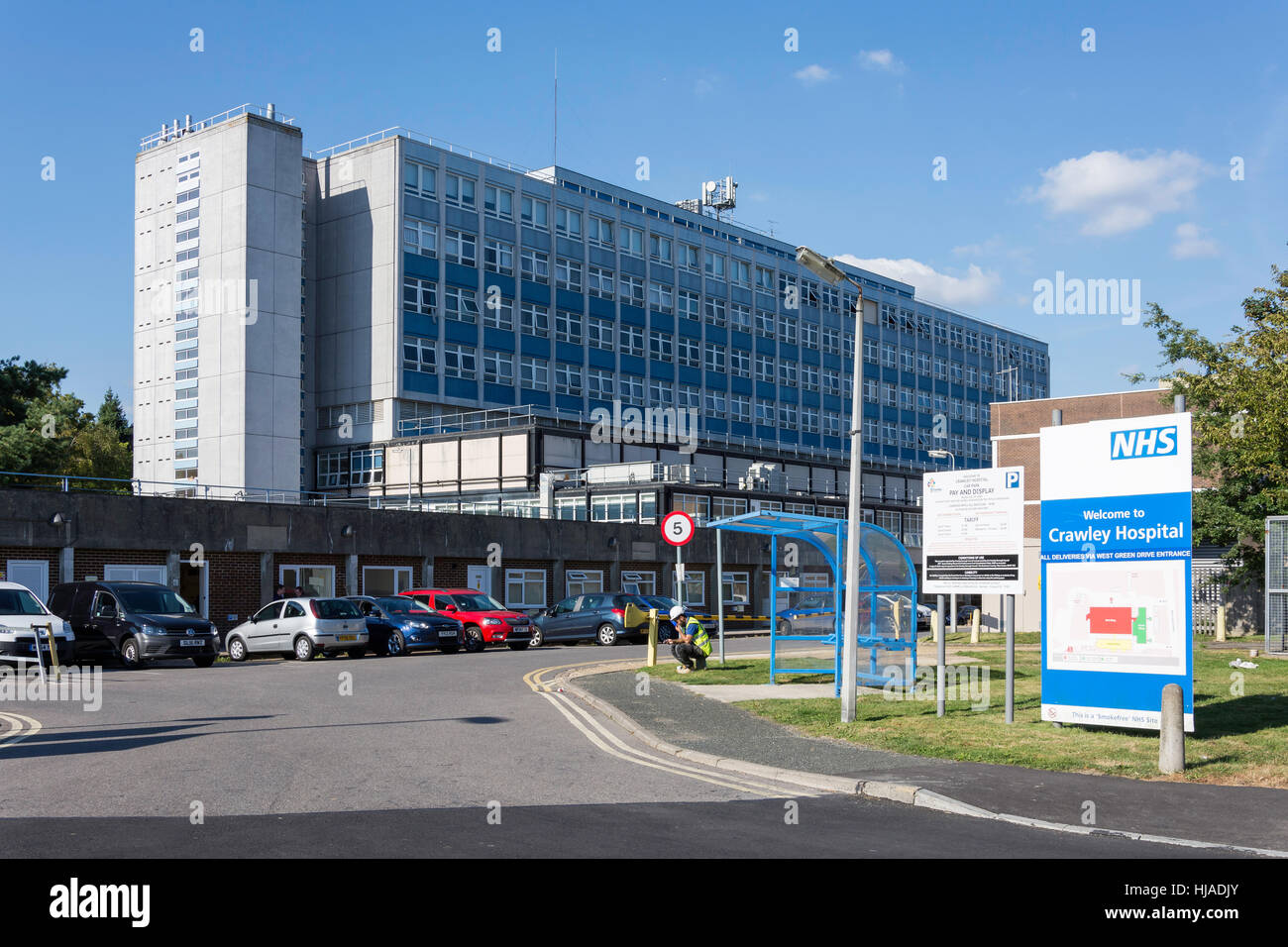 Crawley NHS Hospital, West Green Drive, Crawley, West Sussex, England ...
