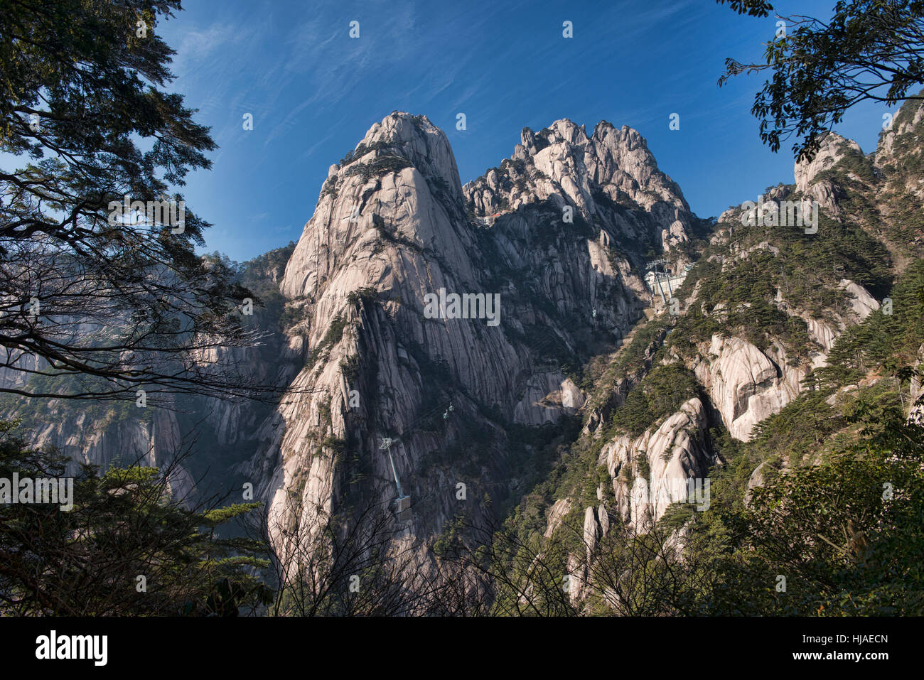 Granite towers, Huangshan National Park, Anhui, China Stock Photo - Alamy