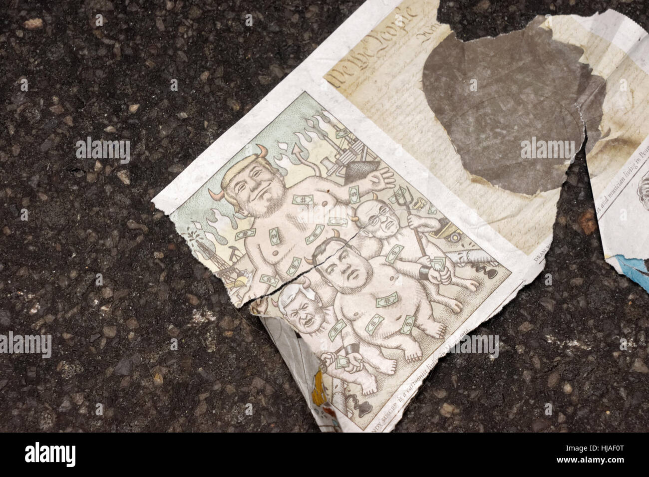 Donald trump political cartoon hi-res stock photography and images - Alamy