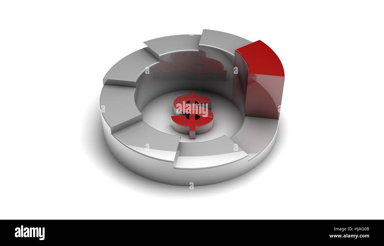 growth represented by a 3d economic graph Stock Photo - Alamy