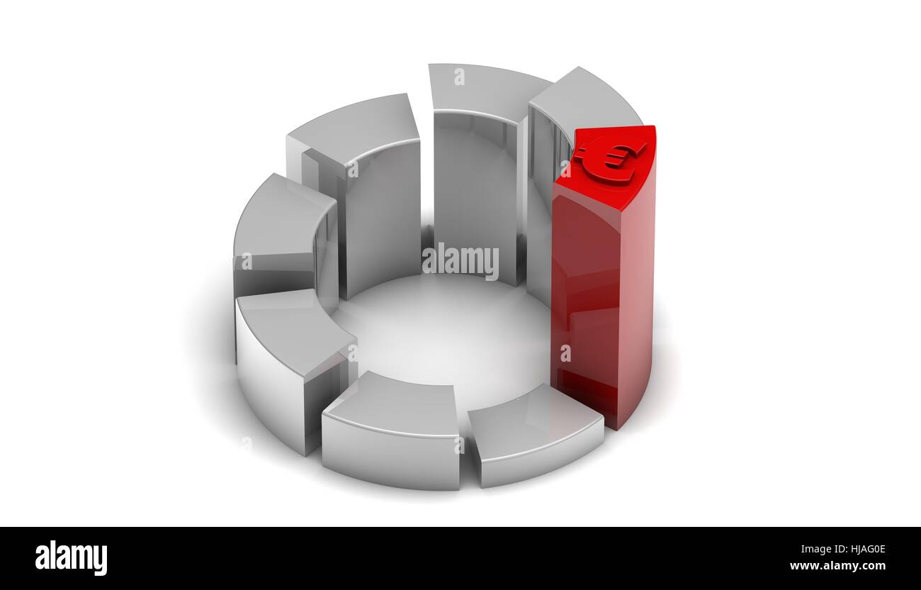 growth represented by a 3d economic graph Stock Photo - Alamy