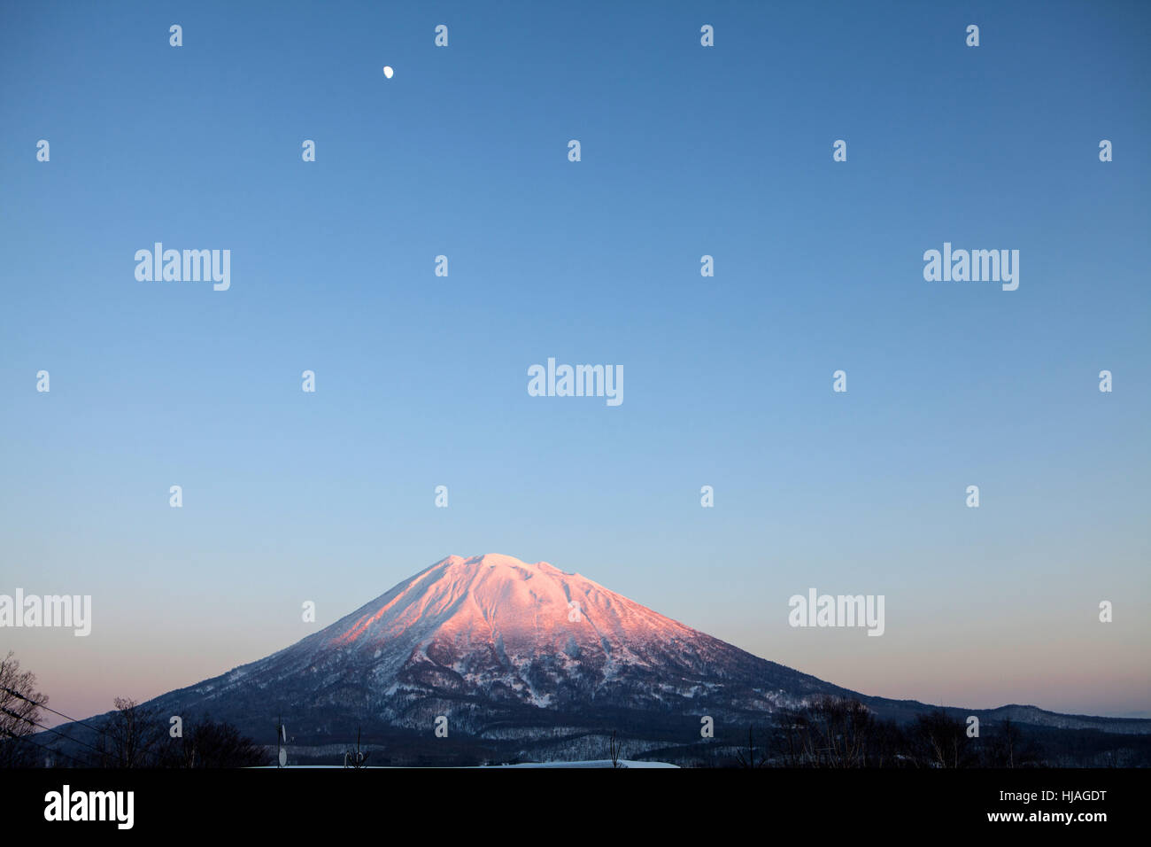 Mt yotei sunset hi-res stock photography and images - Alamy